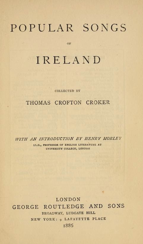 Celtic Authors: Thomas Crofton Croker